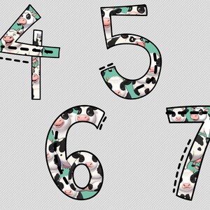 Cow Alphabet Png, Pdf, Ornament Font, Abc Clip Art, Cow Sublimation ...