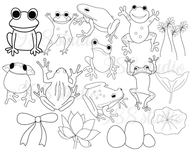 Frog Line Drawings, Frog Svg, Doodle Frog Png, Funny Frogs, Doodle Line ...