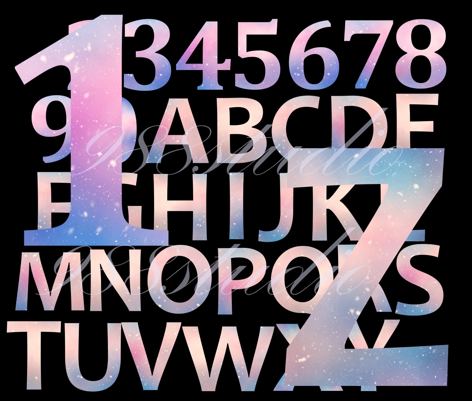 Sky Alphabet Png- Fonts Clipart- Pink Letter Png- Fonts Clip Art ...