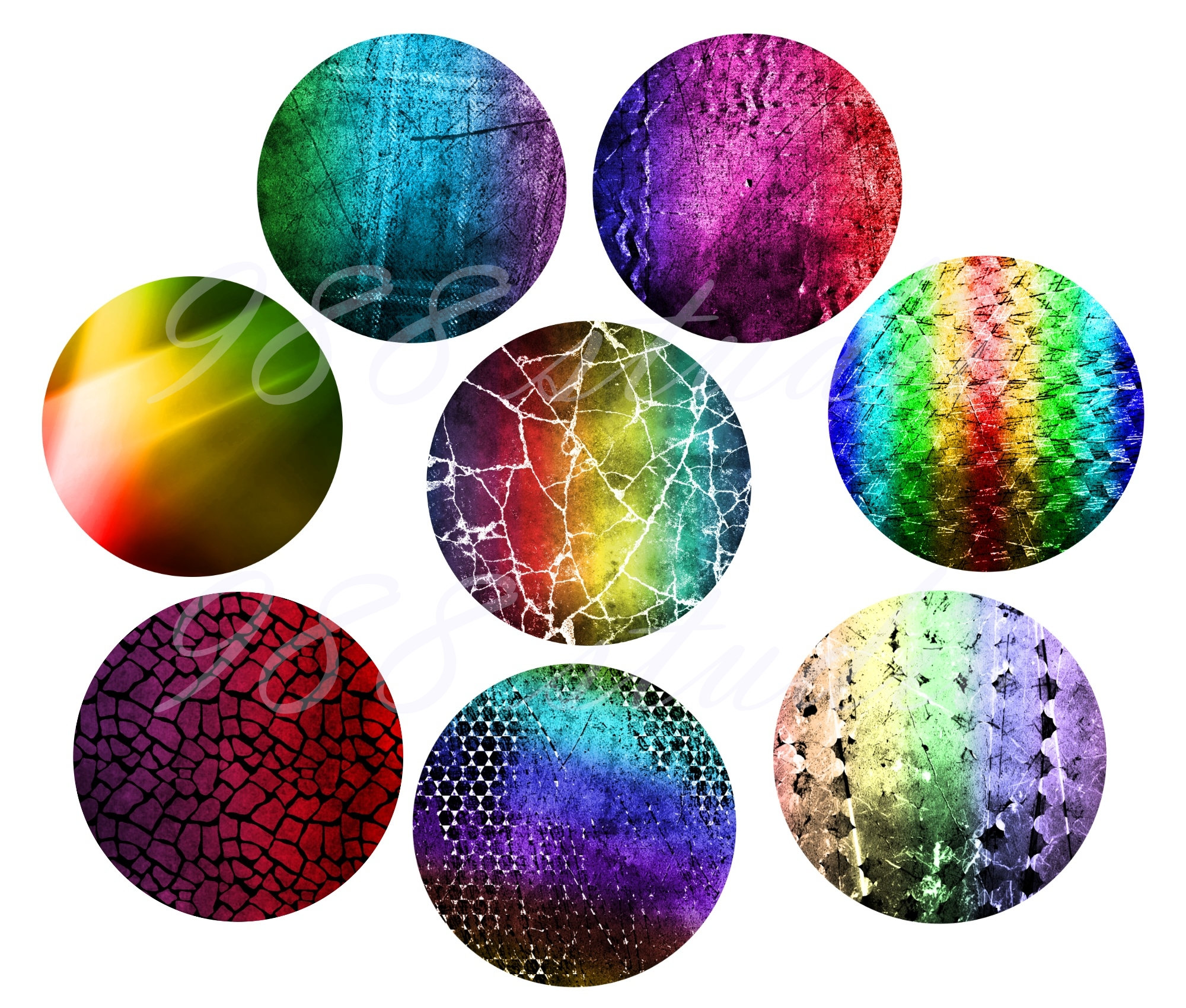 Color Grunge Texture Png Round Clip Art Scratch Texture Png coaster Art ...