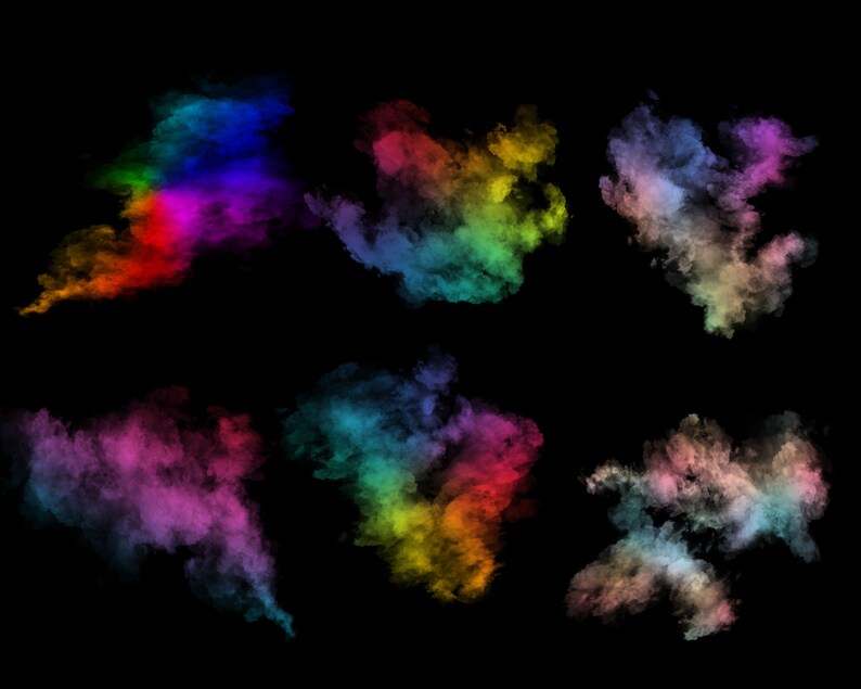 Rainbow Smoke Effect Png Cloud of Smoke Png Fog Smoke Clip Art Texture ...
