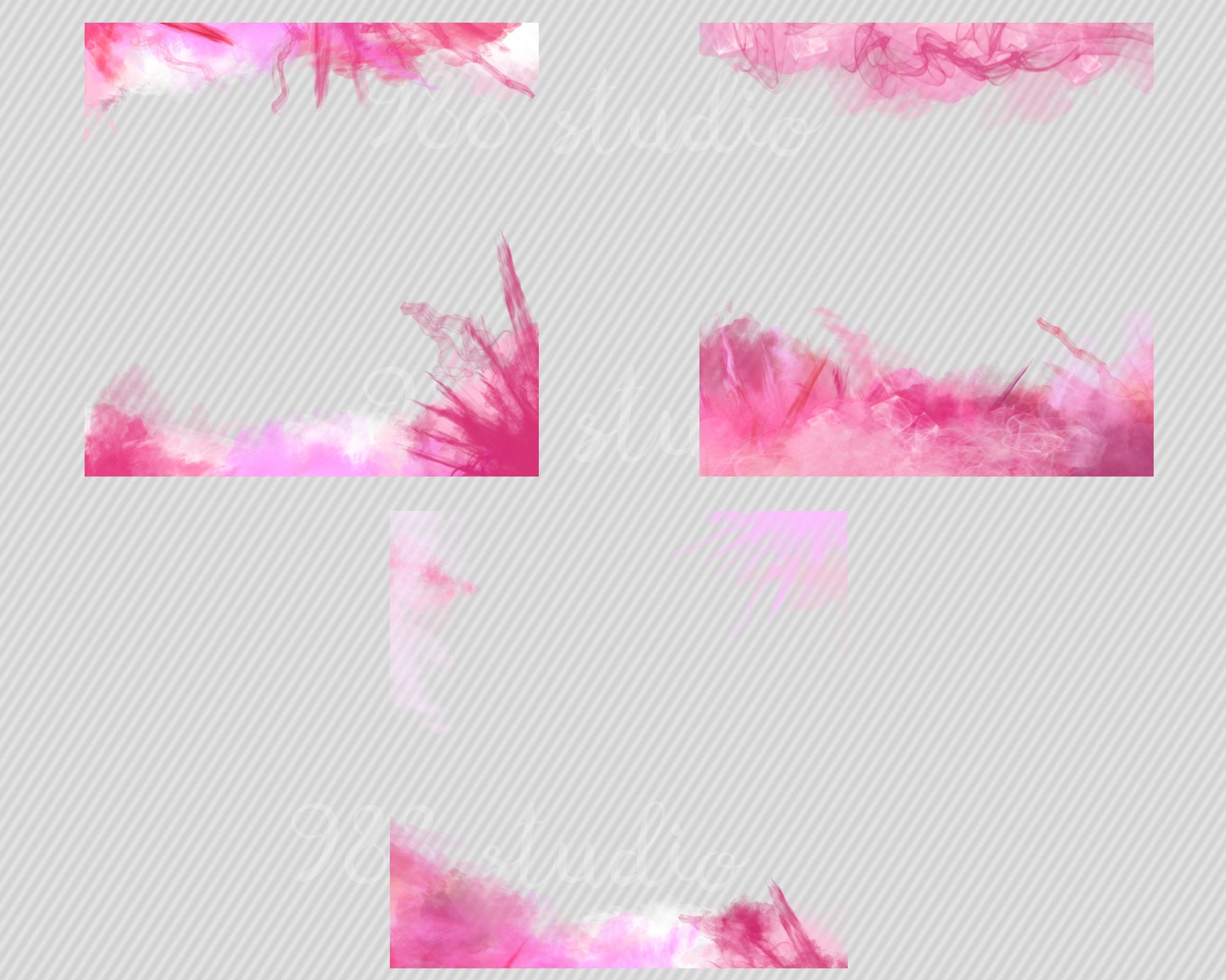 Pink Smoke Frame, Pink Element Png, Smoke Backdrop, 10x10 Art, Smoke ...