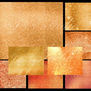 Orange Glitter Background Png- Texture Art- Scrapbooking Digital Paper ...