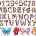 Butterfly Alphabet Png, Butterflies Font, Insect Letters Png, Bugs Clip ...