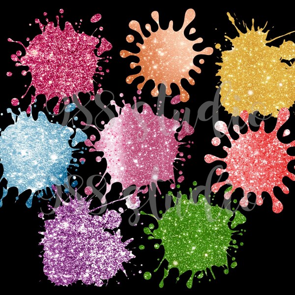 Glitter Splash - Etsy