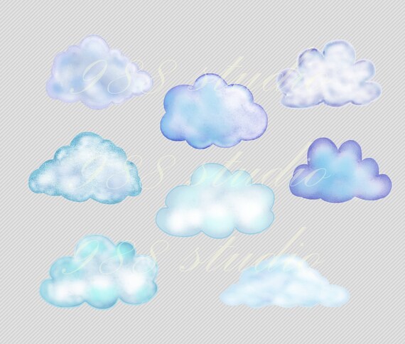 Blue Cloud Clip Art