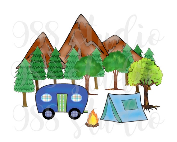 Camping Png camper Sublimation Design Camping Sublimation | Etsy