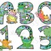 Abc Clip Art, Frog Alphabet Png, Frogs Letters Png, Animal Alphabet ...
