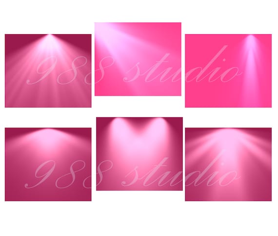 Pink Background Aesthetic Pink Spotlight on Pink Background | Etsy