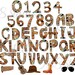 Country Fonts Clip Art, Western Letters Png, Cowboy Alphabet, Rustic ...