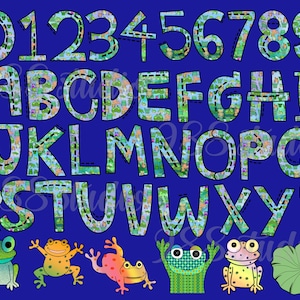 Abc Clip Art, Frog Alphabet Png, Frogs Letters Png, Animal Alphabet ...