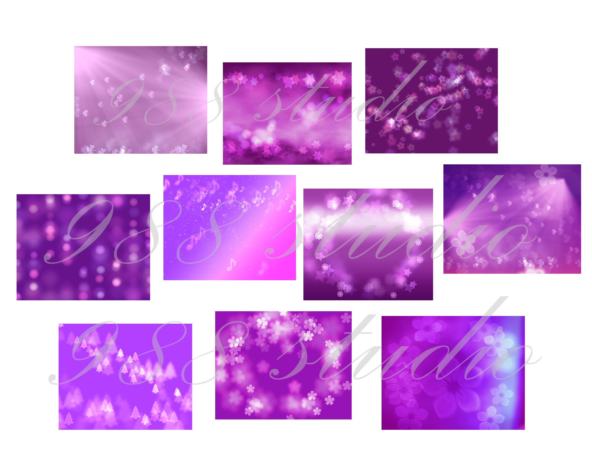 Purple Bundle Background Png Violet Texture 96 Bundle - Etsy