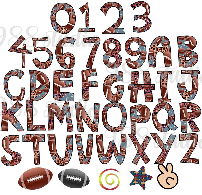 Rugby Alphabet Png, Sports Font, Doodle Letters Png, Cute Fonts Clipart, Numbers Png, Sport ...