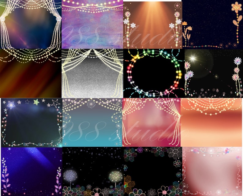 Led Lighting Background-curtain Stage Background 16 Bundle - Etsy