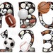 Sport Letters Png, Basketball Alphabet Pdf, Soccer Font, Sports Letters ...