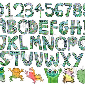 Abc Clip Art, Frog Alphabet Png, Frogs Letters Png, Animal Alphabet ...
