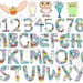 Owl Alphabet Png, Cute Fonts Png, Owl Sublimation, Alphabet Letters ...