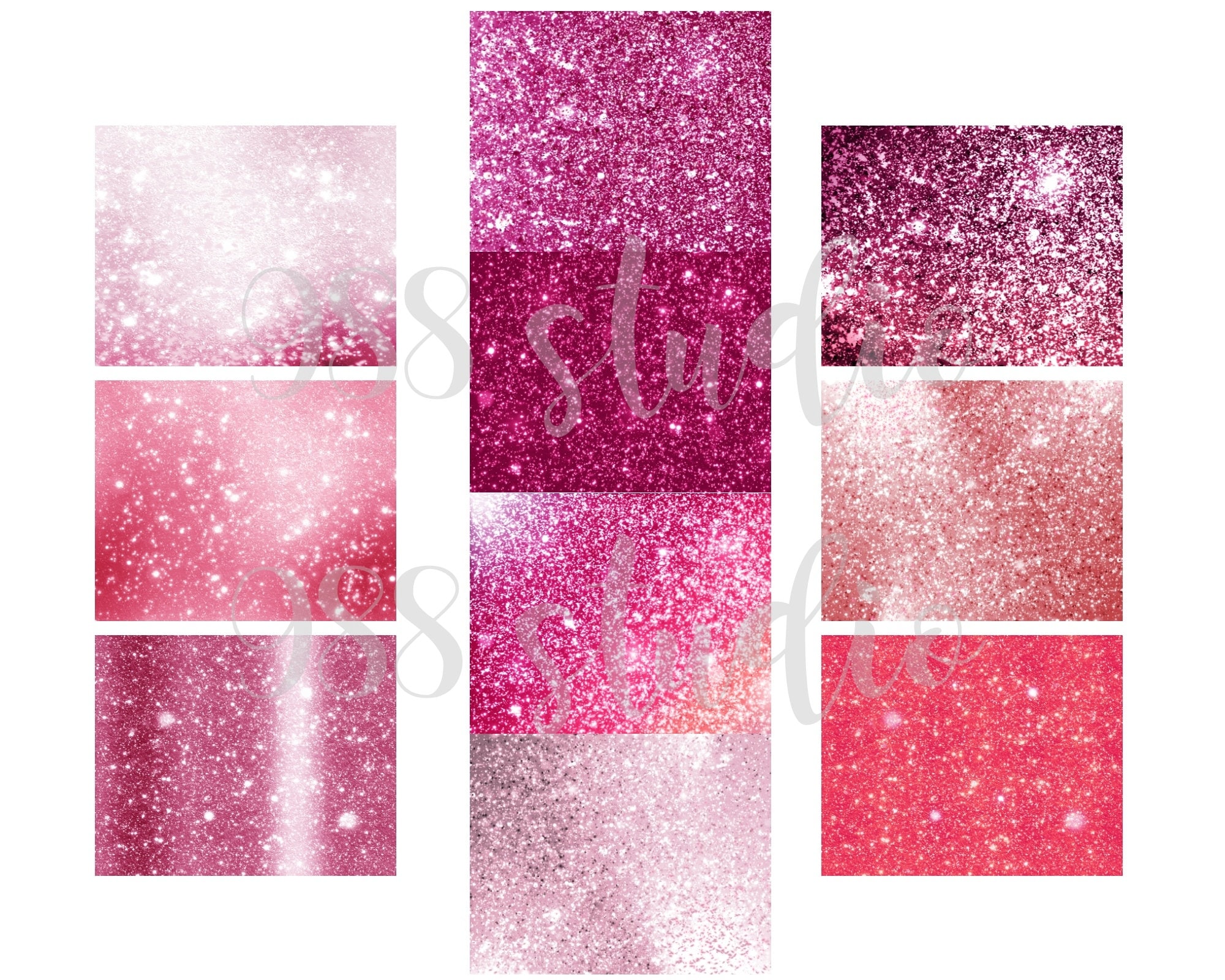Pink Glitter Background Png Pink Texture Overlay Scrapbooking Digital ...