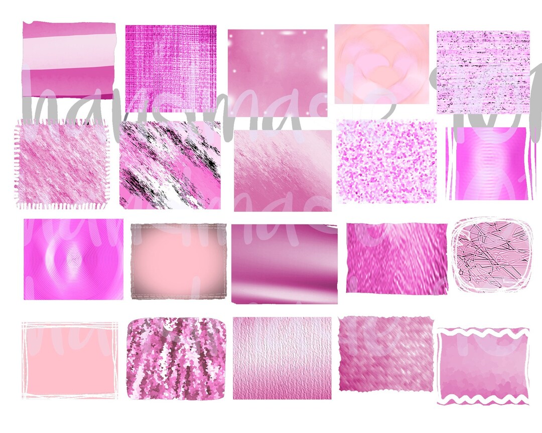 Pink Png, Bundle Background ,bundle Digital Download, Texture Digital ...