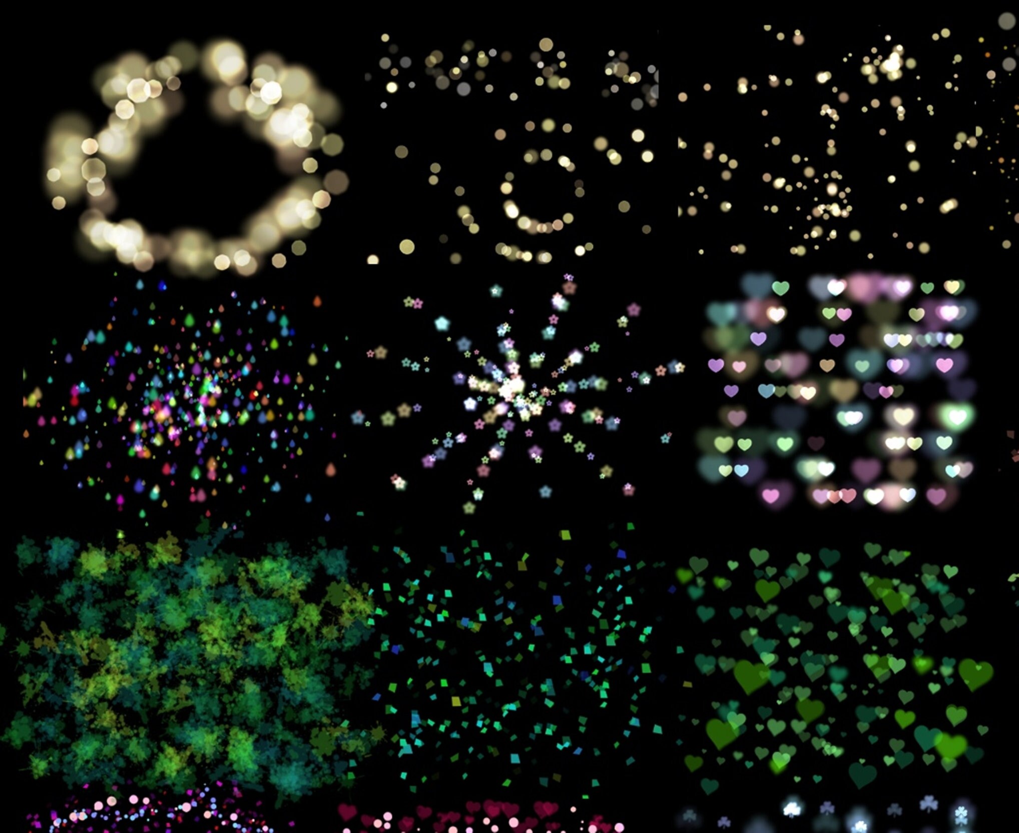 Confetti Transparent Png Glitter Overlay-30 Png Parkle - Etsy