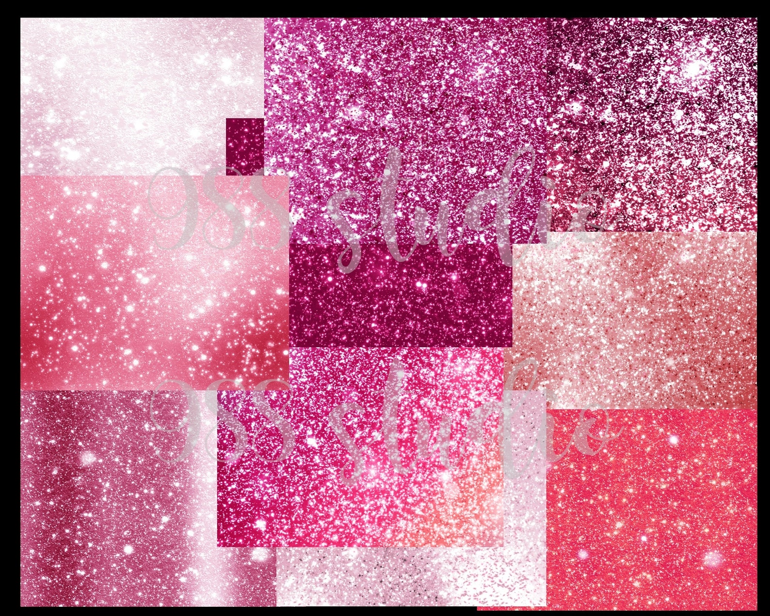 Pink Glitter Background Png- Pink Texture Overlay- Scrapbooking Digital ...