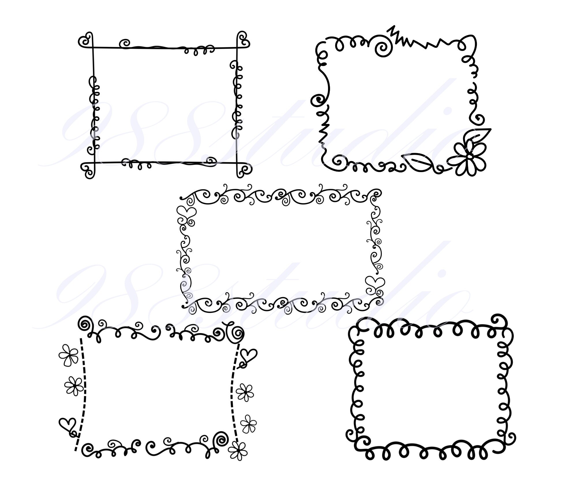 Doodle Frame Png