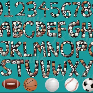 Sport Letters Png, Basketball Alphabet Pdf, Soccer Font, Sports Letters ...