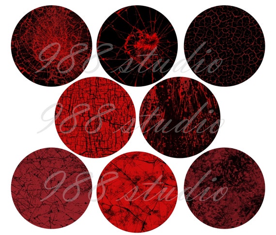 Red and Black Png Red Grunge Round scratch Texture Png - Etsy