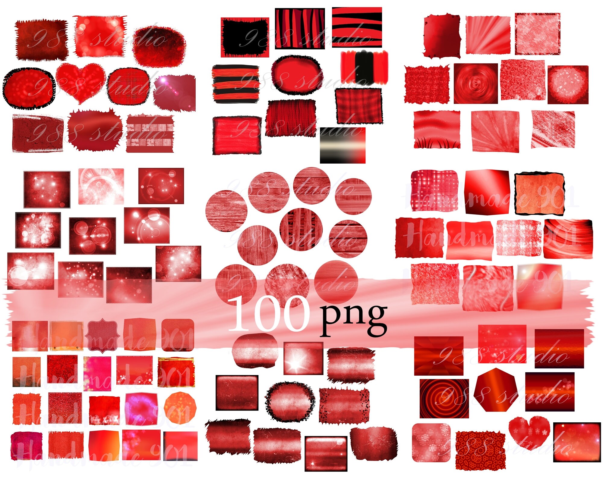 Red Background Sublimation red Round Png red Background Png 100 Bundle ...