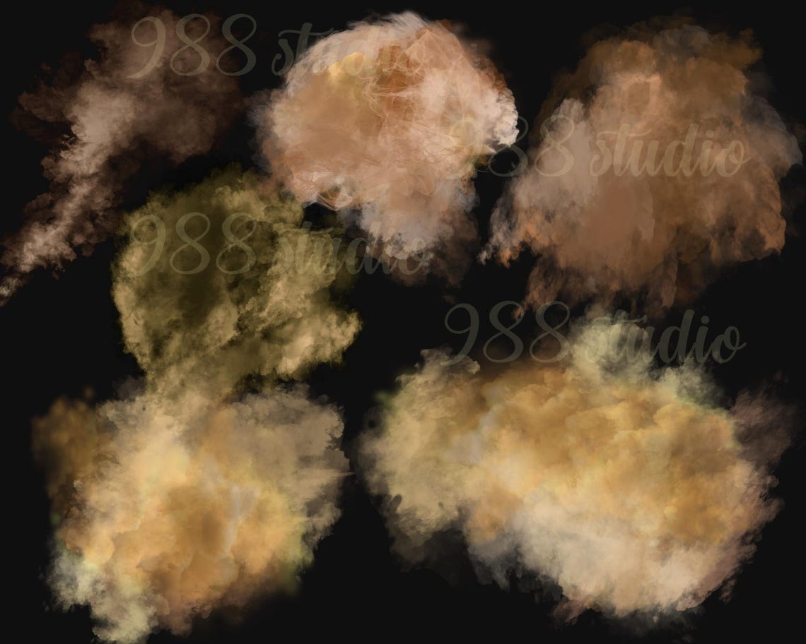Brown Smoke Effect Png-cloud of Smoke Png- Brown Fog Smoke- Texture Png ...