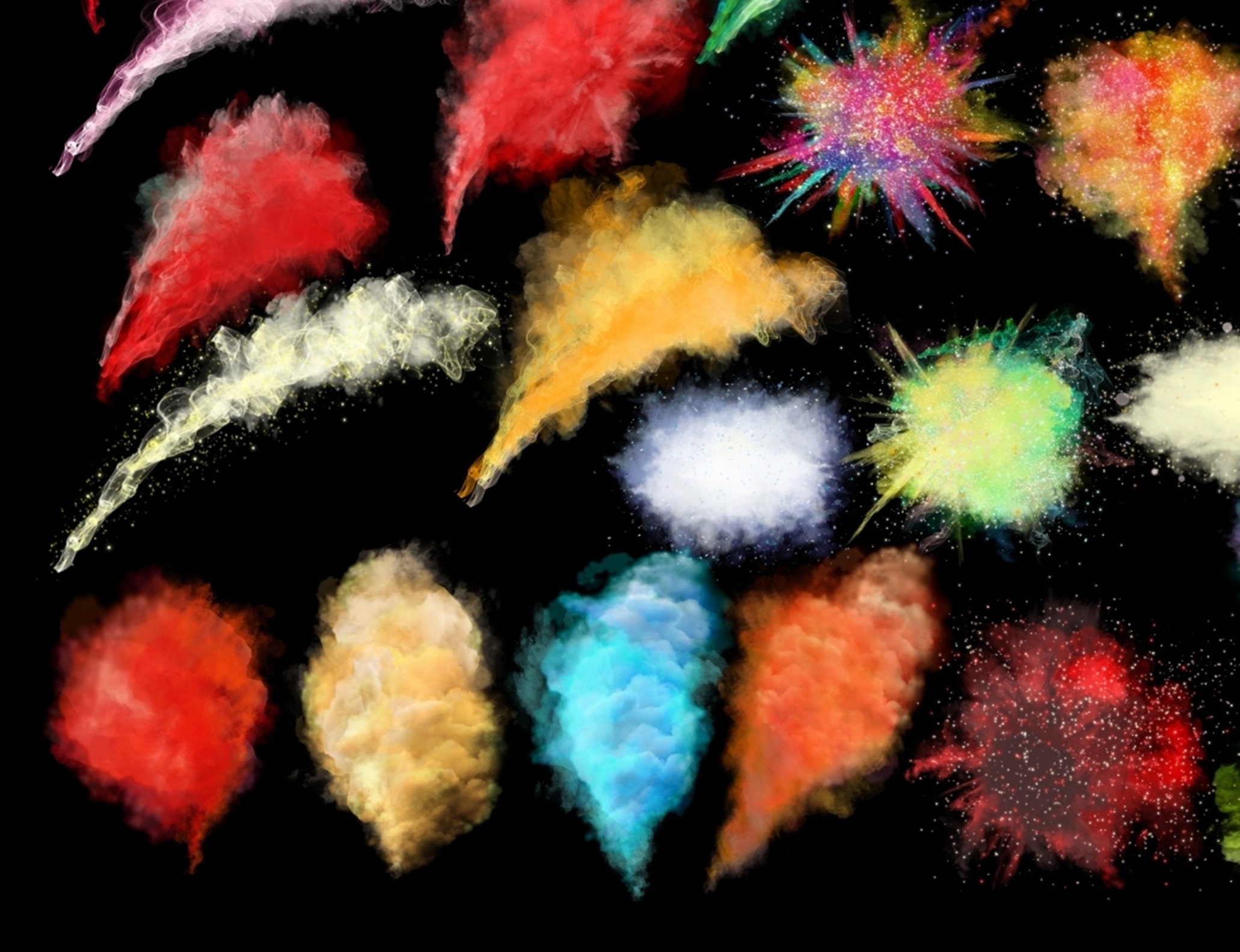 Smoke Sublimation Designs- Smoke Bundle Png- 60 Smoke Clip Art- Smoke ...