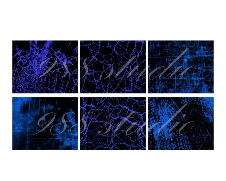 Blue Scratch Texture Png- Grunge Art- Blue Black Sublimation- Scratch ...