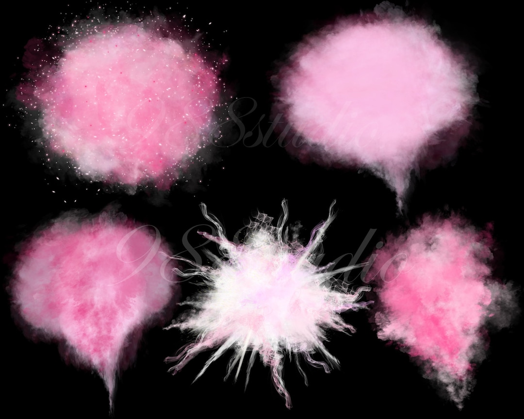 Pink Smoke Clip Art - Smoke Digital Backdrop- Fog Smoke- Element Png ...