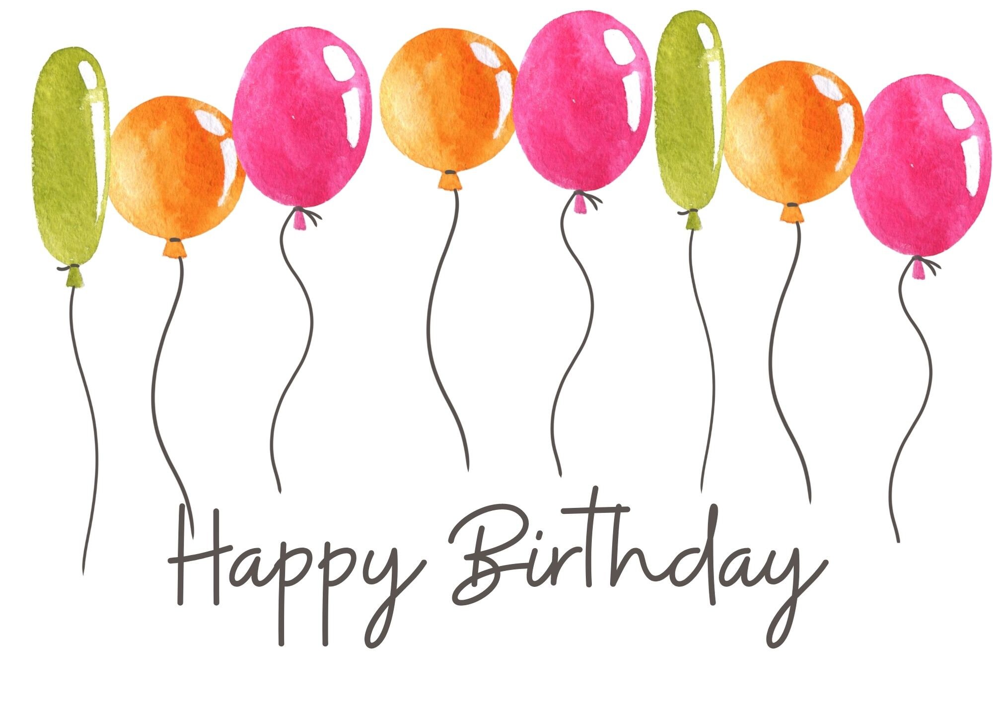 Happy Birthday Card Printable Etsy Happy Birthday Card Printable Etsy