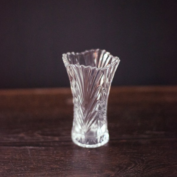 Cut Glass Vase - Etsy