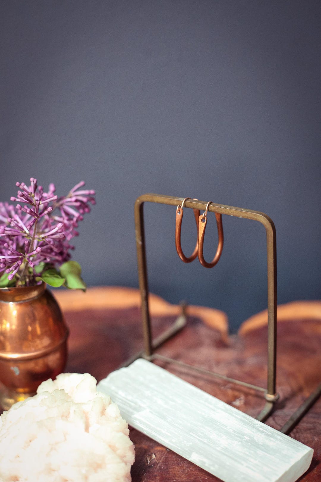 Copper U Hoop Earrings - Vintage Copper Estate Jewelry - Etsy