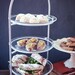 3 Tier Metal Serving Stand Satin Nickel Finish - Vintage High Tea Stand ...