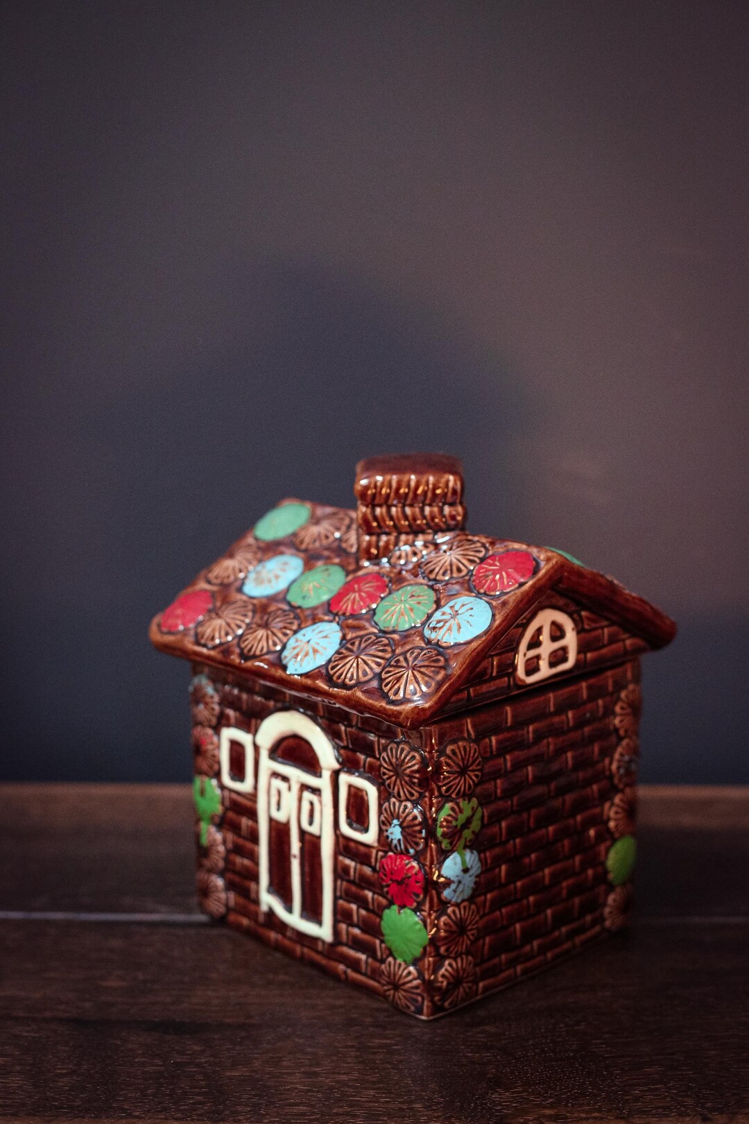 Gingerbread Cookie Jar Made in Japan - Vintage Japanese Ceramic - Etsy