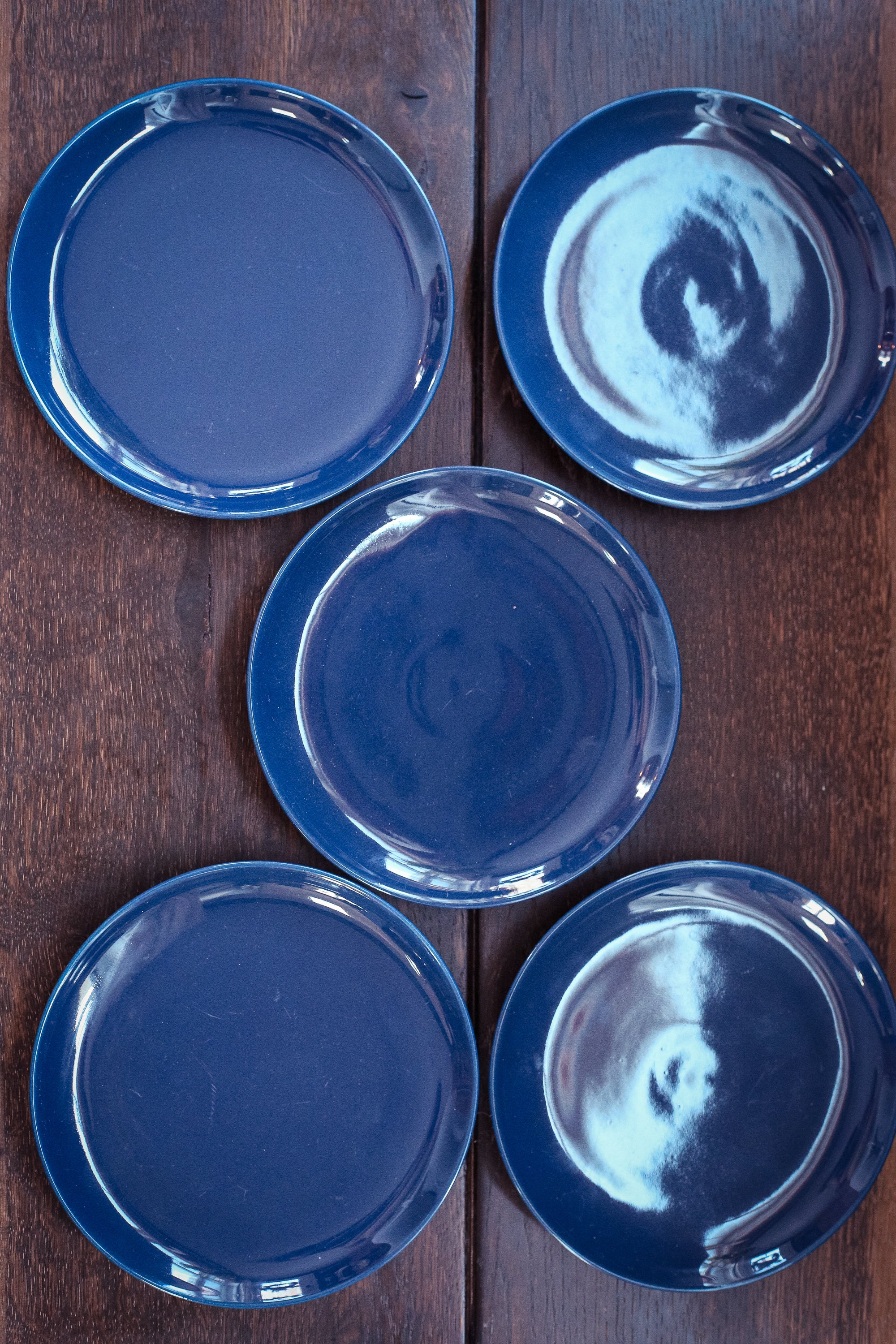 Melitta Stockholm Blue Soup Bowls & Plates - Vintage Swedish Midcentury ...