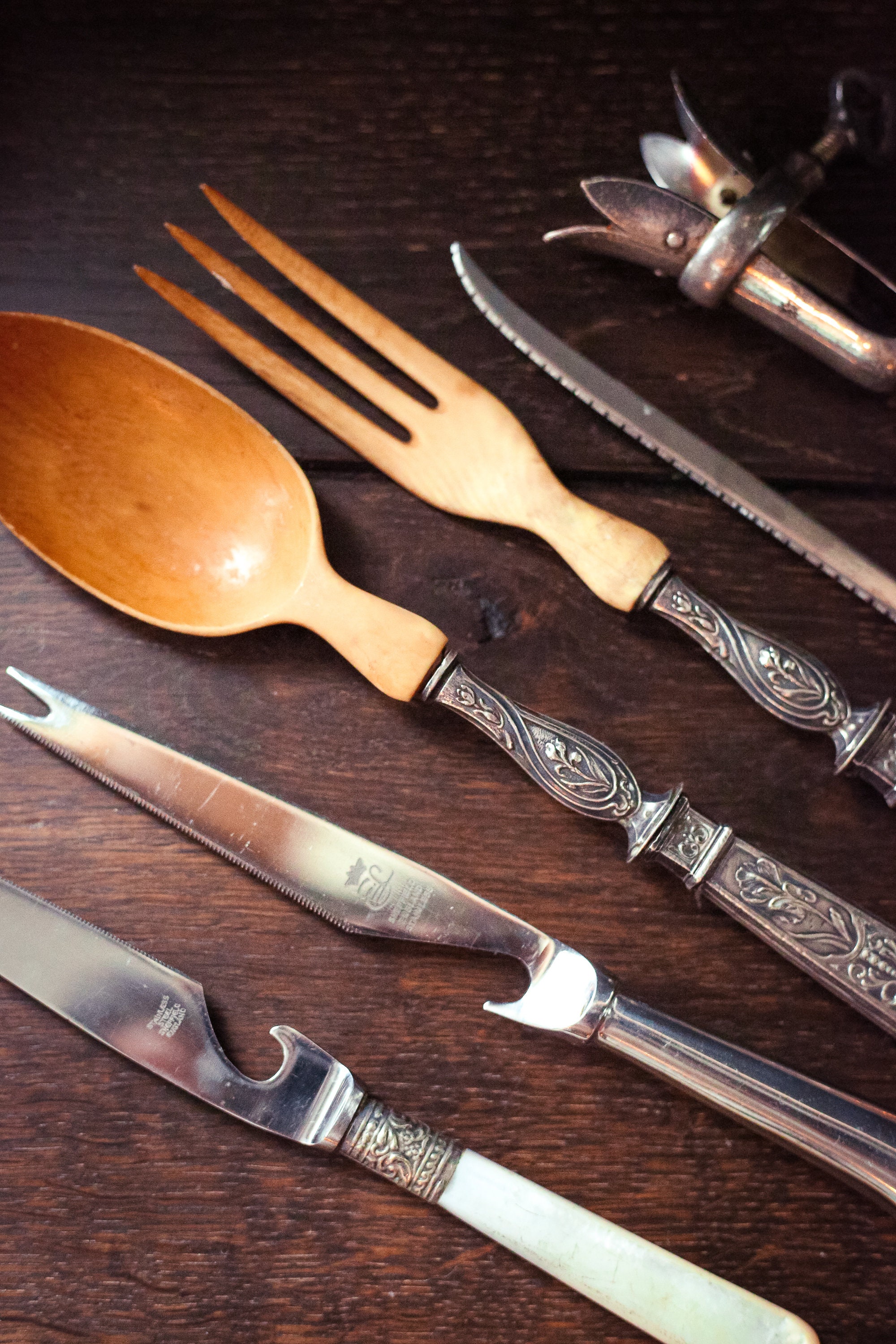 Assorted Silver Plate Serving Pieces - Vintage and Antique Silver Plate ...