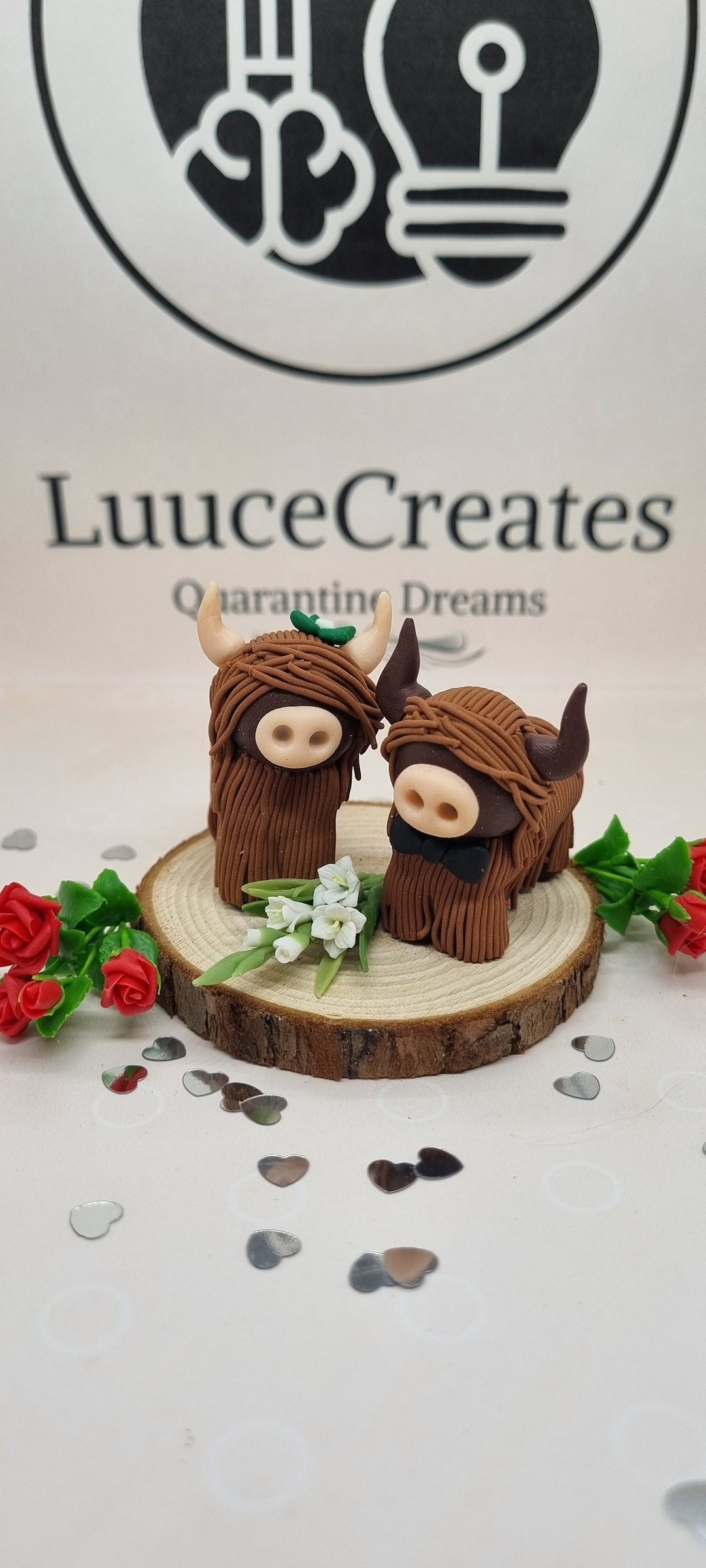 Bride and Groom Highland Cow Wedding Gift His and Hers Wedding Favour ...