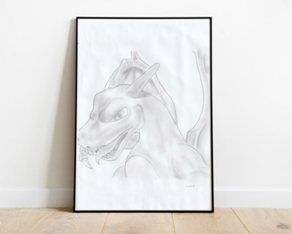 Charizard Pencil Drawing