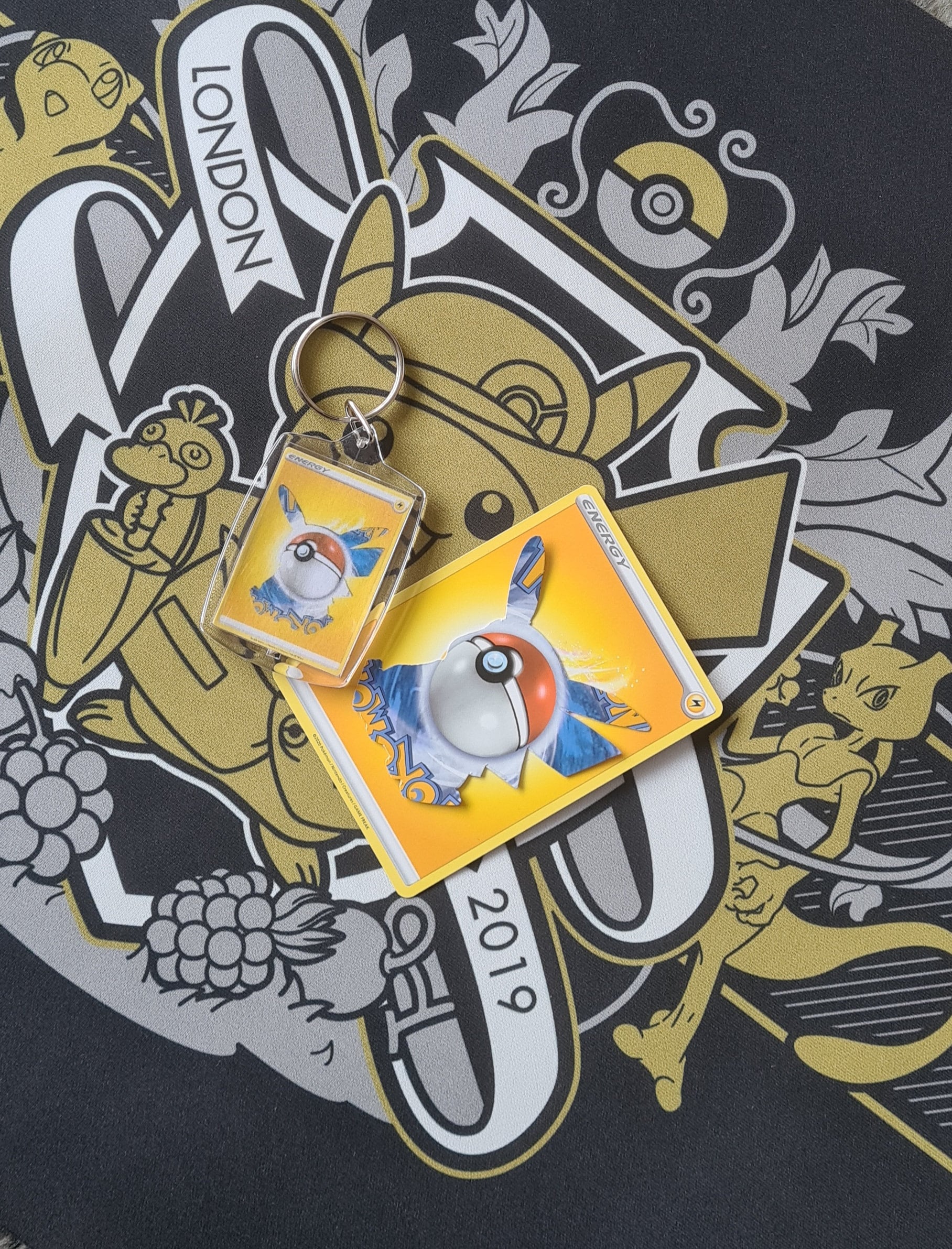 Bundle 15% Discount Custom Pokemon Energy Card Keyring AND | Etsy