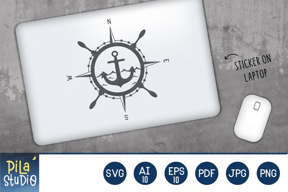 Anchor Compass Svg File Anchor Svg Adventure Svg Svg - Etsy Canada