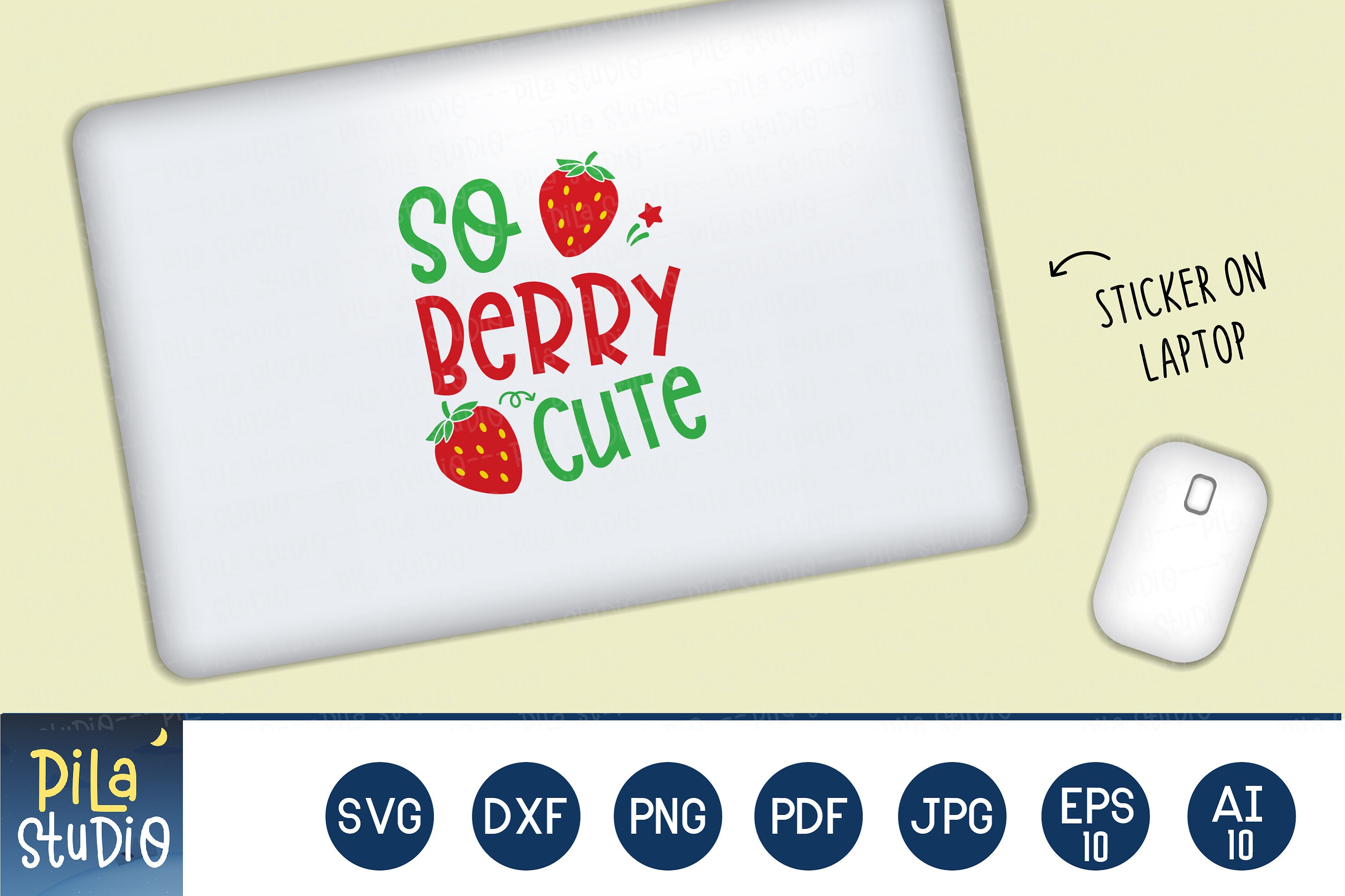 So Berry Cute Svg Strawberry Svg Strawberry Clipart Kids | Etsy