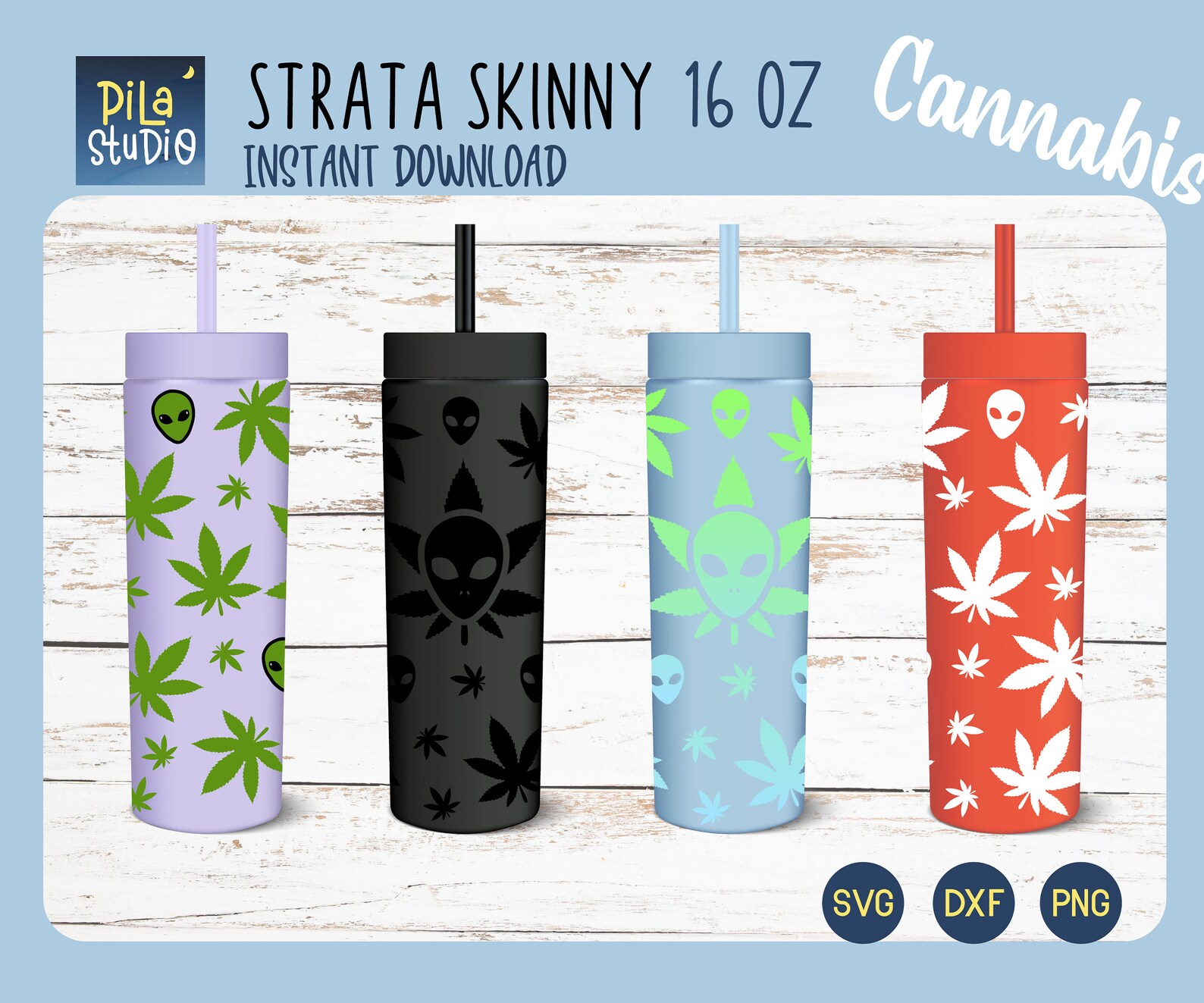 Cannabis Cups SVG Weed Tumbler SVG DIY Full Wrap for - Etsy UK
