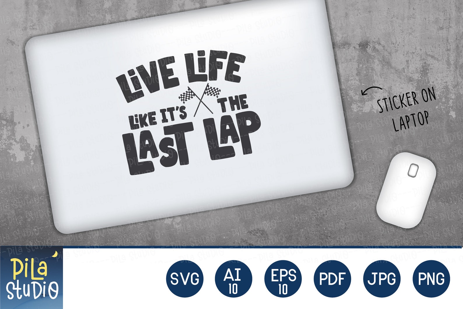 Live Life Like It's the Last Lap SVG Racing Svg Live | Etsy