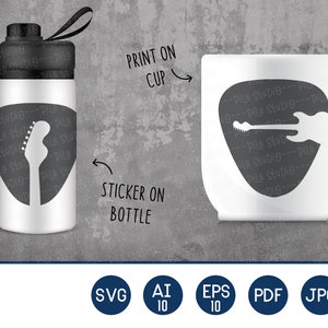 Guitar Pick Svg, Plectrum Svg, Guitar Svg, Silhouette, SVG Cutting File ...