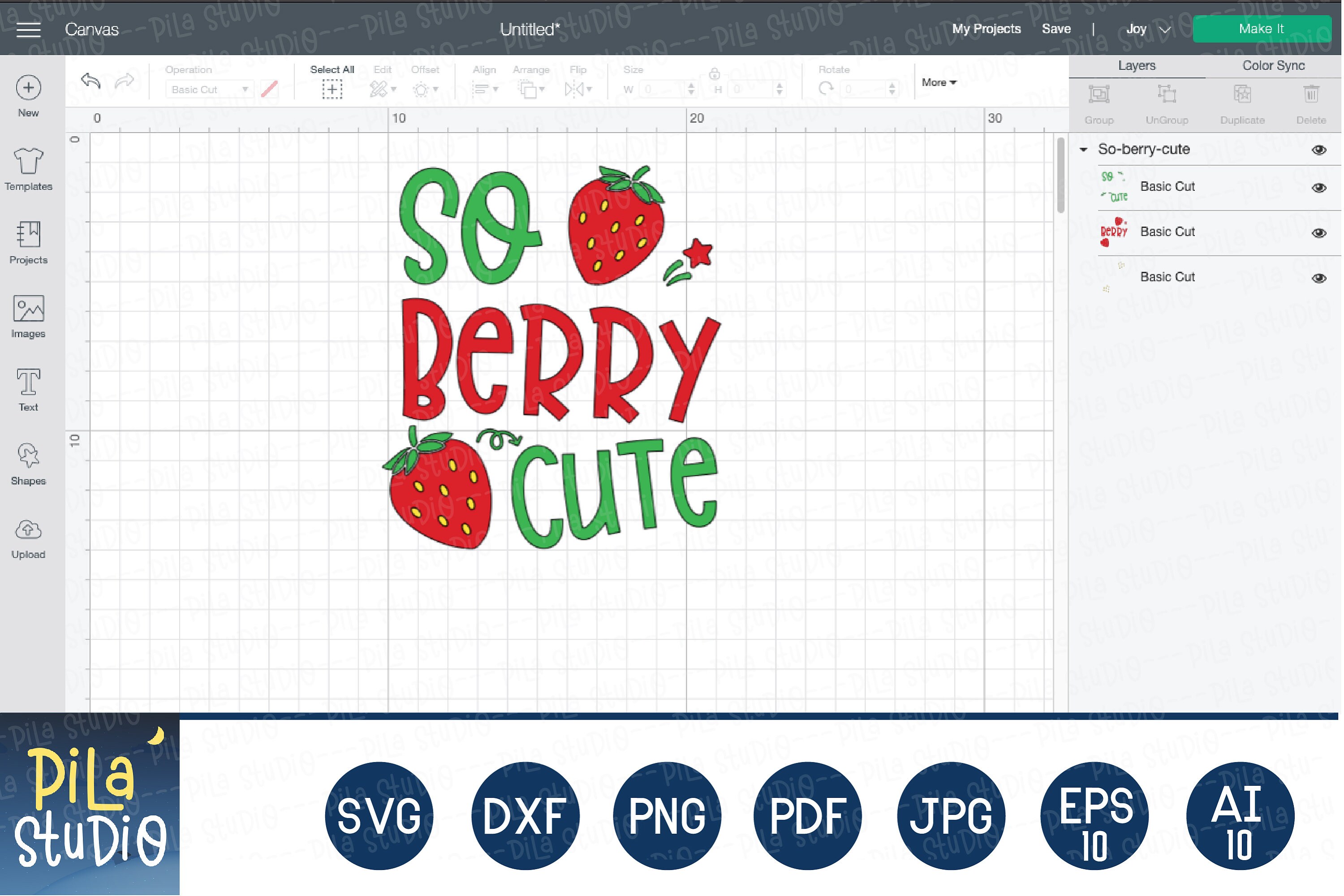 So Berry Cute Svg Strawberry Svg Strawberry Clipart Kids | Etsy