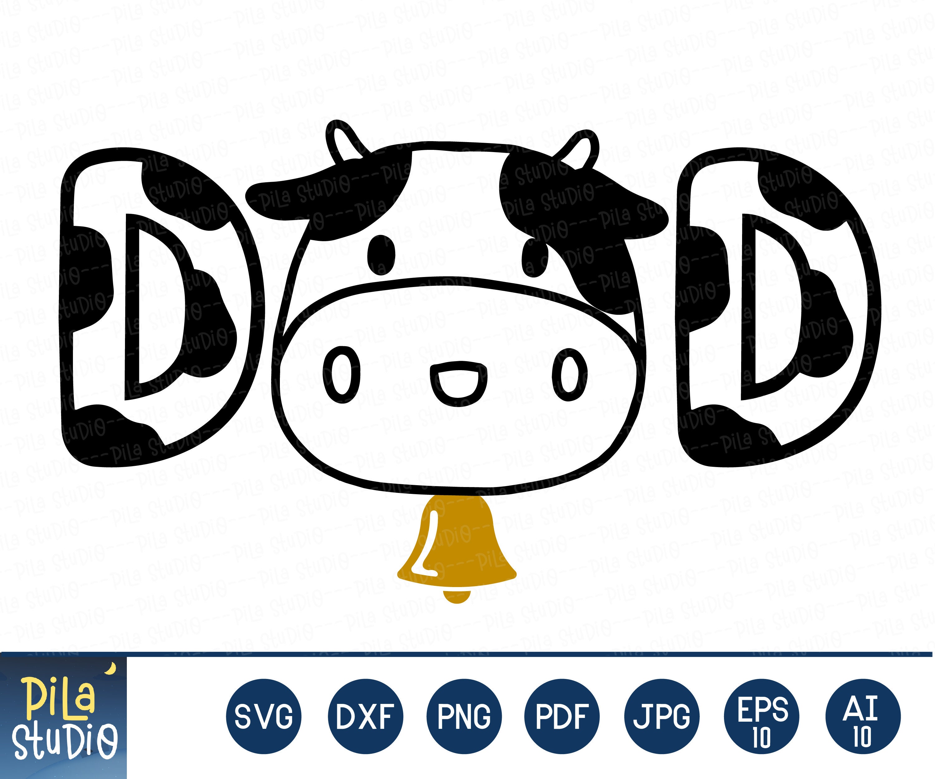 Cow Dad Svg Cow Svg Birthday Boy Svg Birthday Girl Svg - Etsy